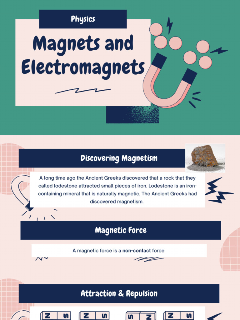 Magnets & Electromagnetism Notes | PDF