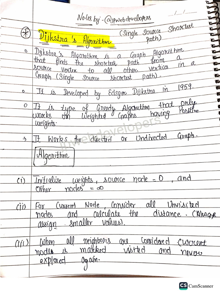 Dijkastra Algorithm Pdf 