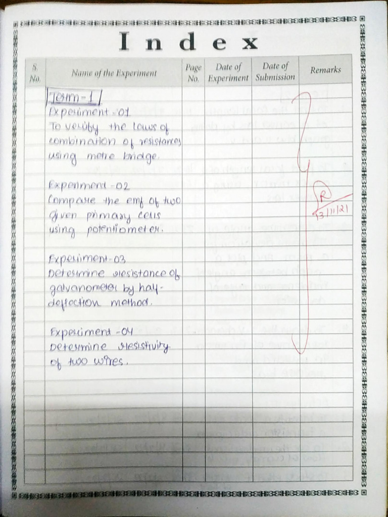 Physics Practical File | PDF