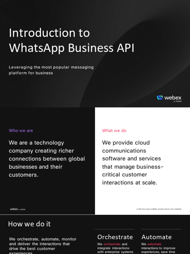 Whatsapp Webex Connect Offering Pdf