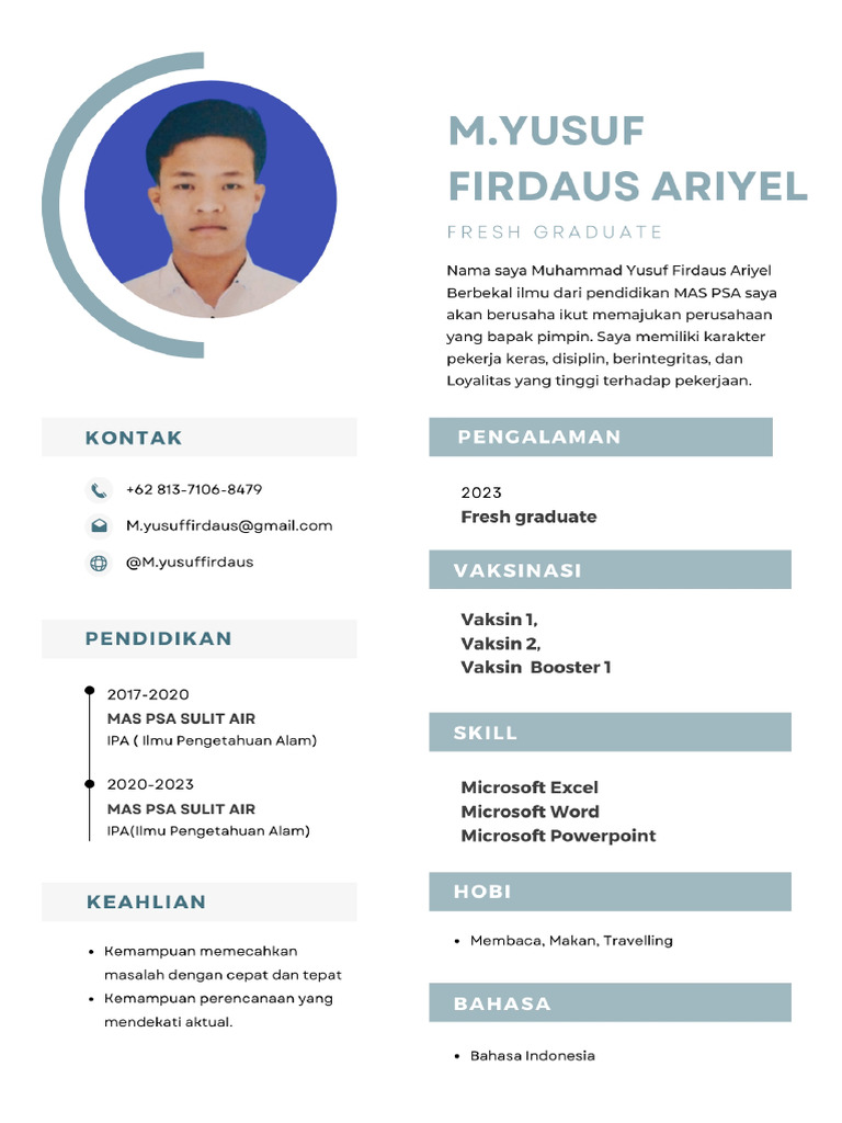 CV Yusuf | PDF