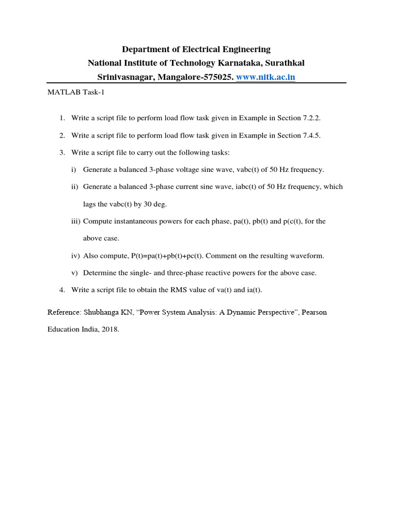 MATLAB Task 1 2 | PDF | Teaching Methods & Materials | Science & Mathematics