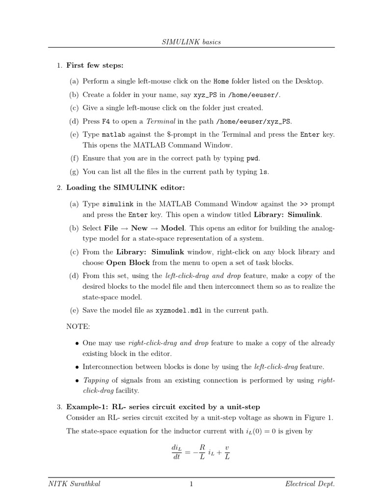 Simulink Linux | PDF | Electrical Network | Series And Parallel Circuits