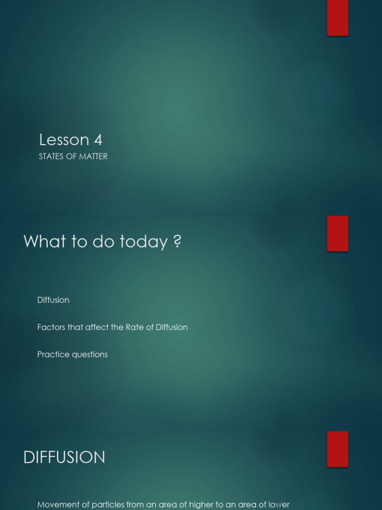 Diffusion Basics for Students | PDF