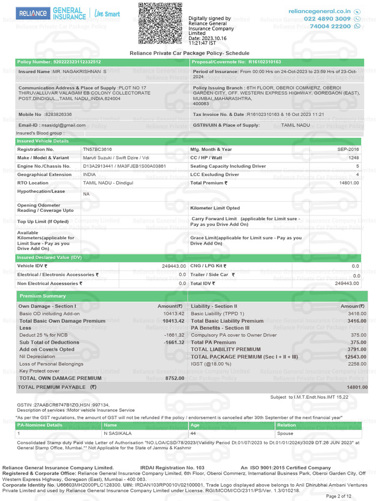 Car Insurance | PDF | Insurance | Vehicle Insurance