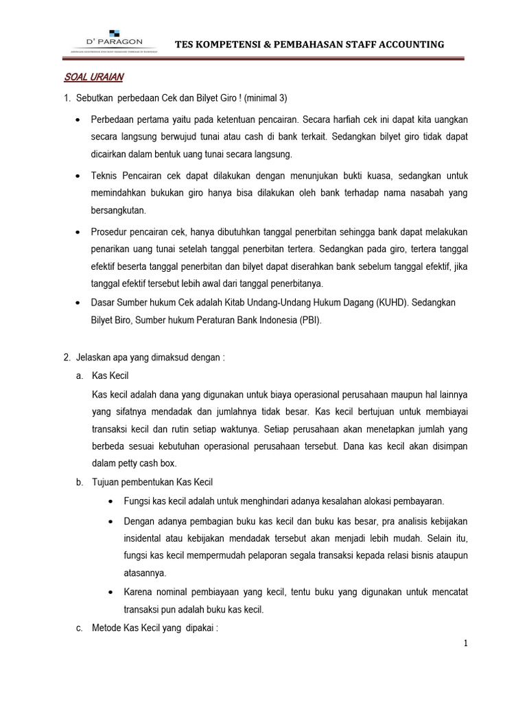 Pembahasan Kompetensi RDL | PDF