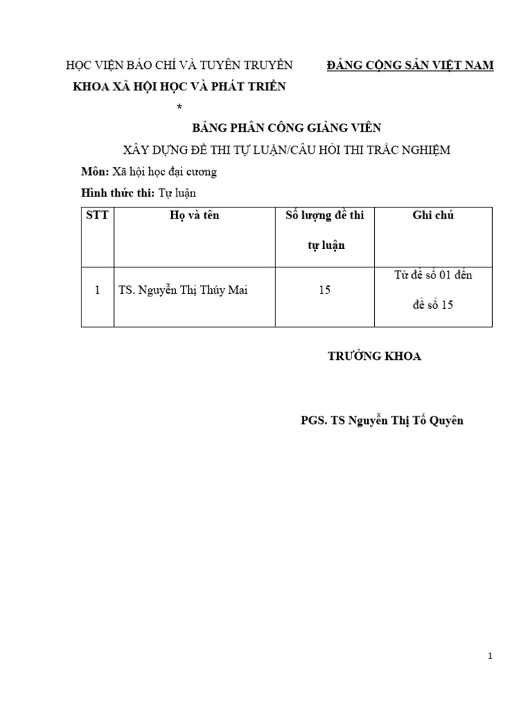 Đề XHHDC Chỉnh Ngày 4 4 2023 | PDF