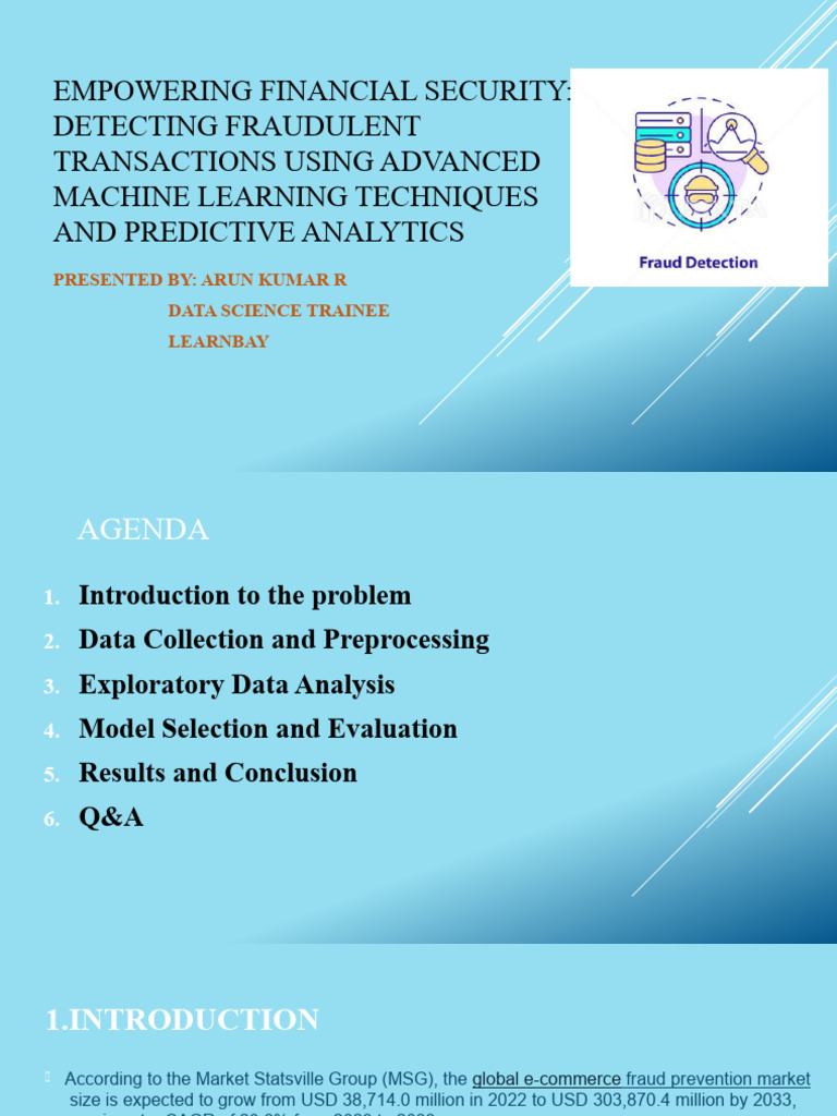 Bank Fraud Detection Project | PDF | Data Analysis | Statistical ...
