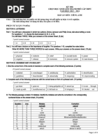 Entrance Exam Practice Test 1 KEY - Grade 9 | PDF | Language Arts ...