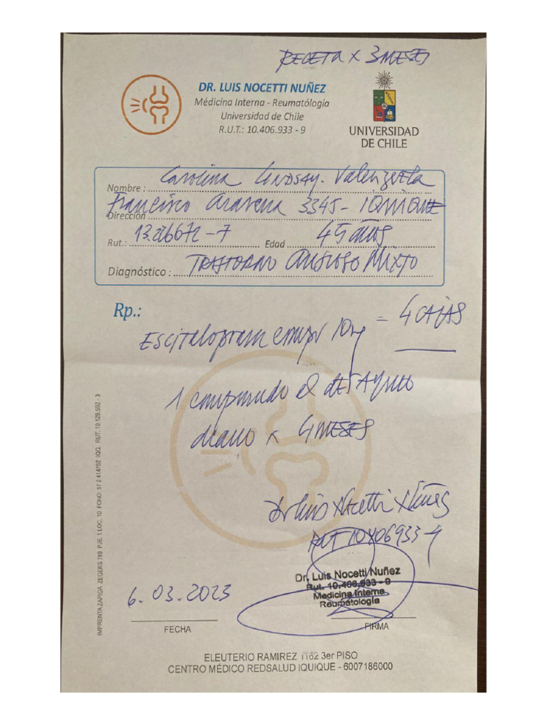 Receta DR Nocetti | PDF