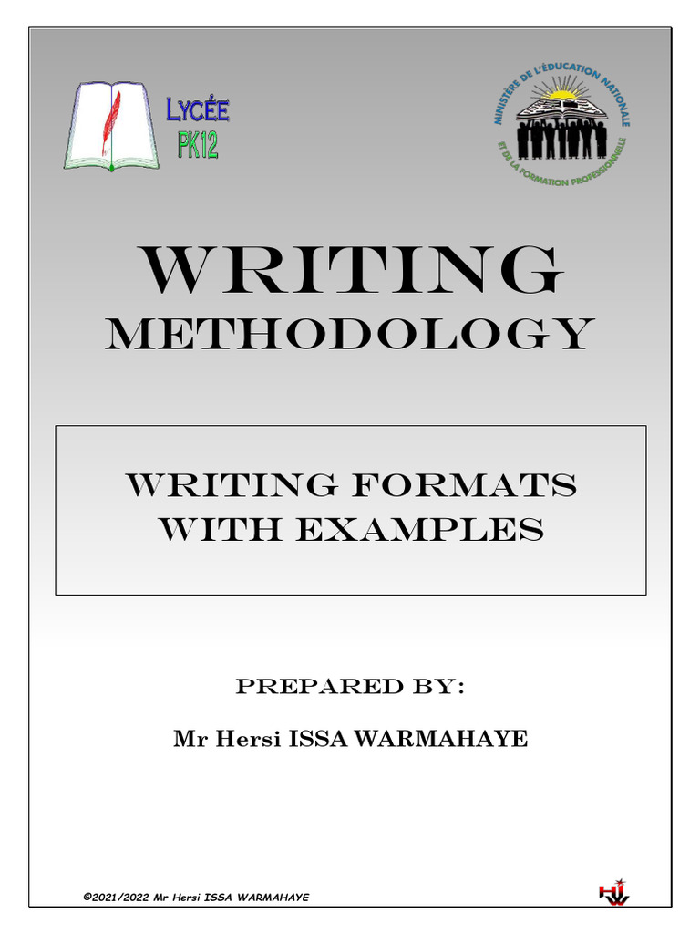 1 Writing Methodology | PDF