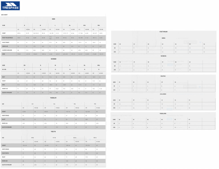 Eng Trespass Size All | PDF