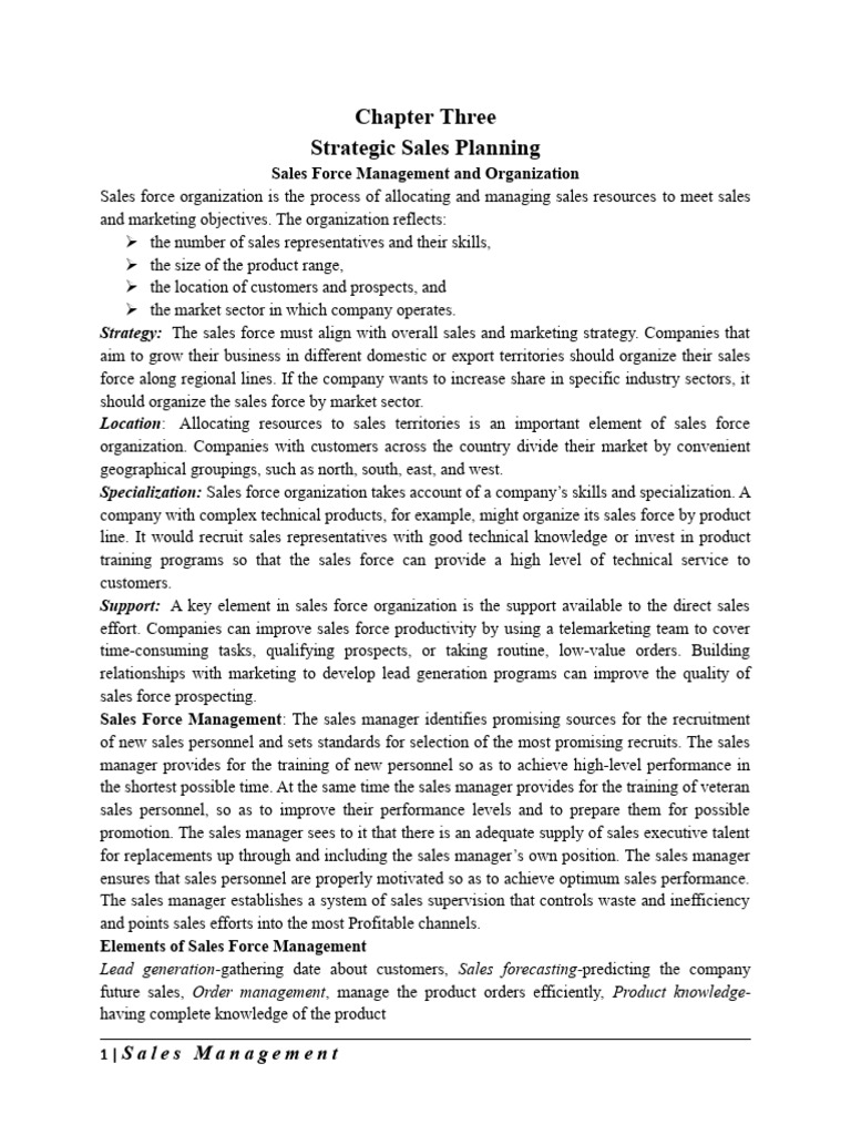 Chapter Three | PDF | Sales | Market (Economics)