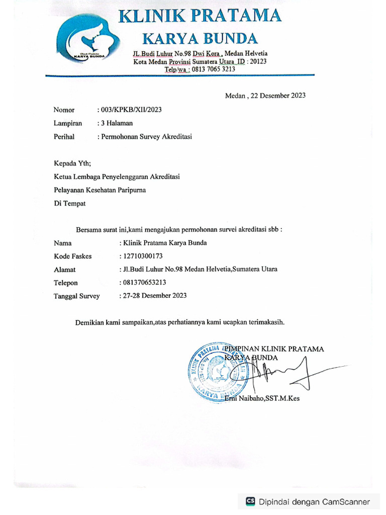 Surat Peryataan IKP KPKB | PDF