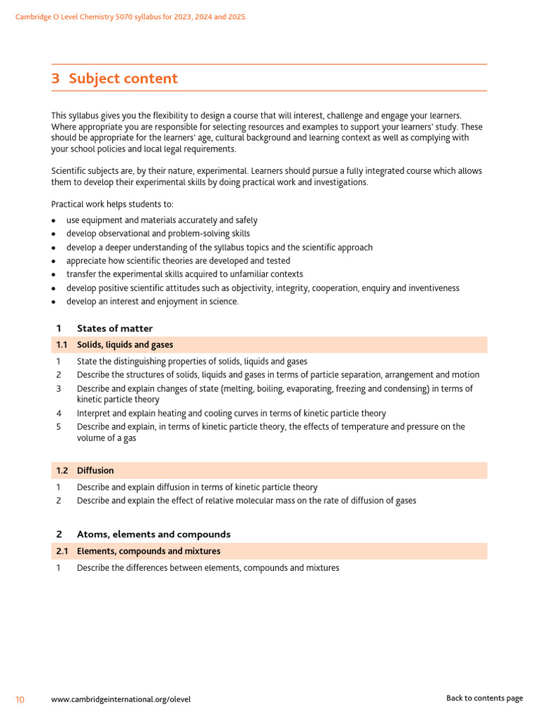Chemistry Printable 23-25 | PDF