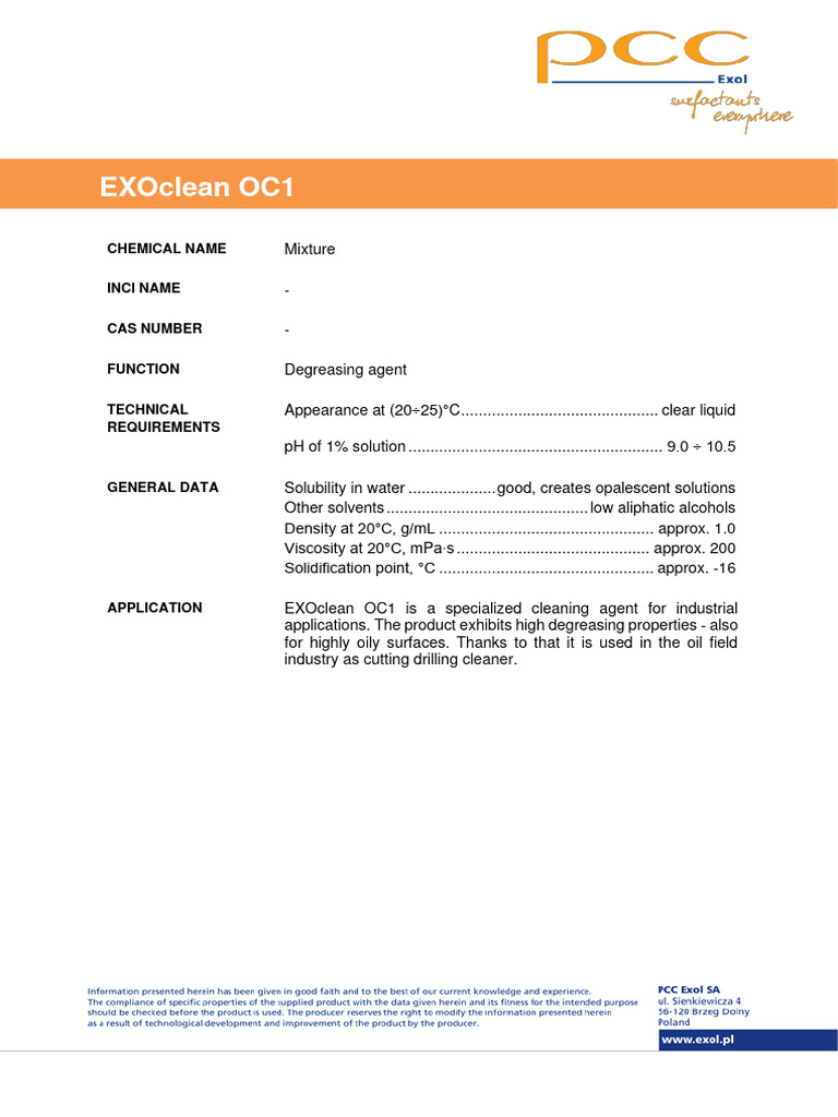 Exoclean-Oc1 Broszura en | PDF