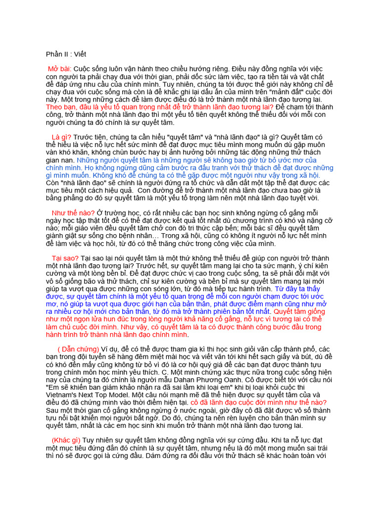 bài mẫu NLXH | PDF