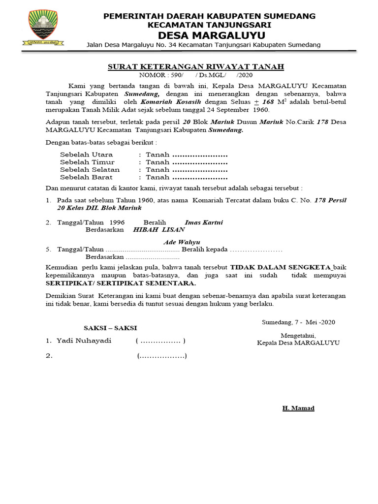 Warkah Pengajuan AJB | PDF