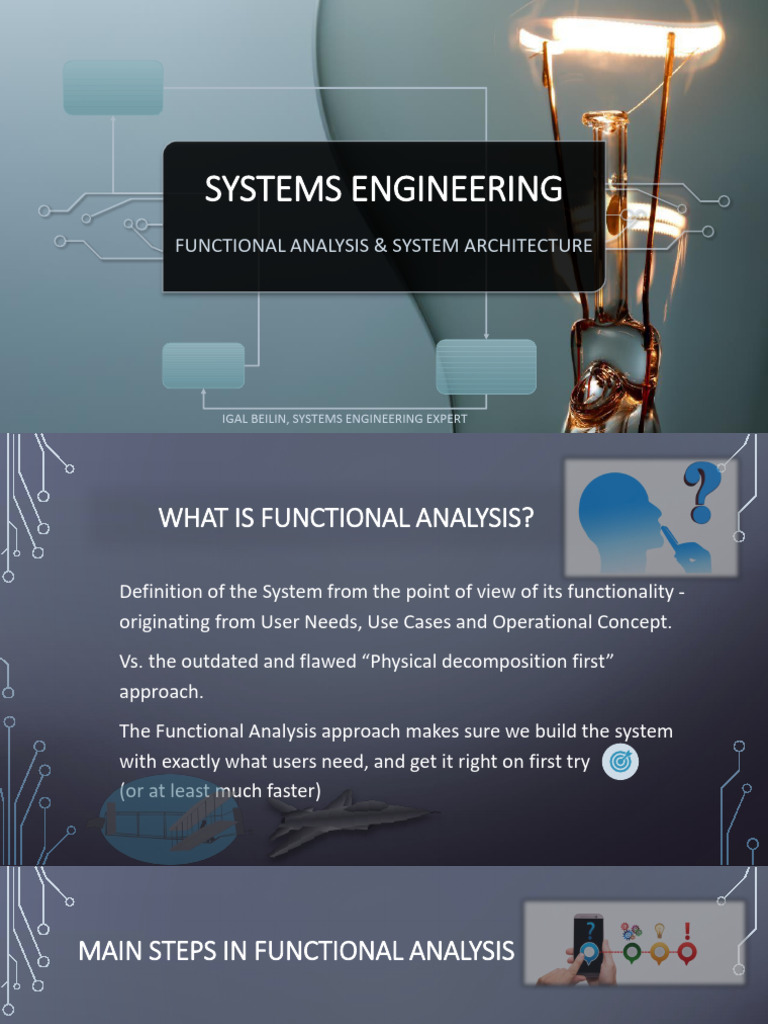 Functional Analysis & System Architecture | PDF | System | Function ...
