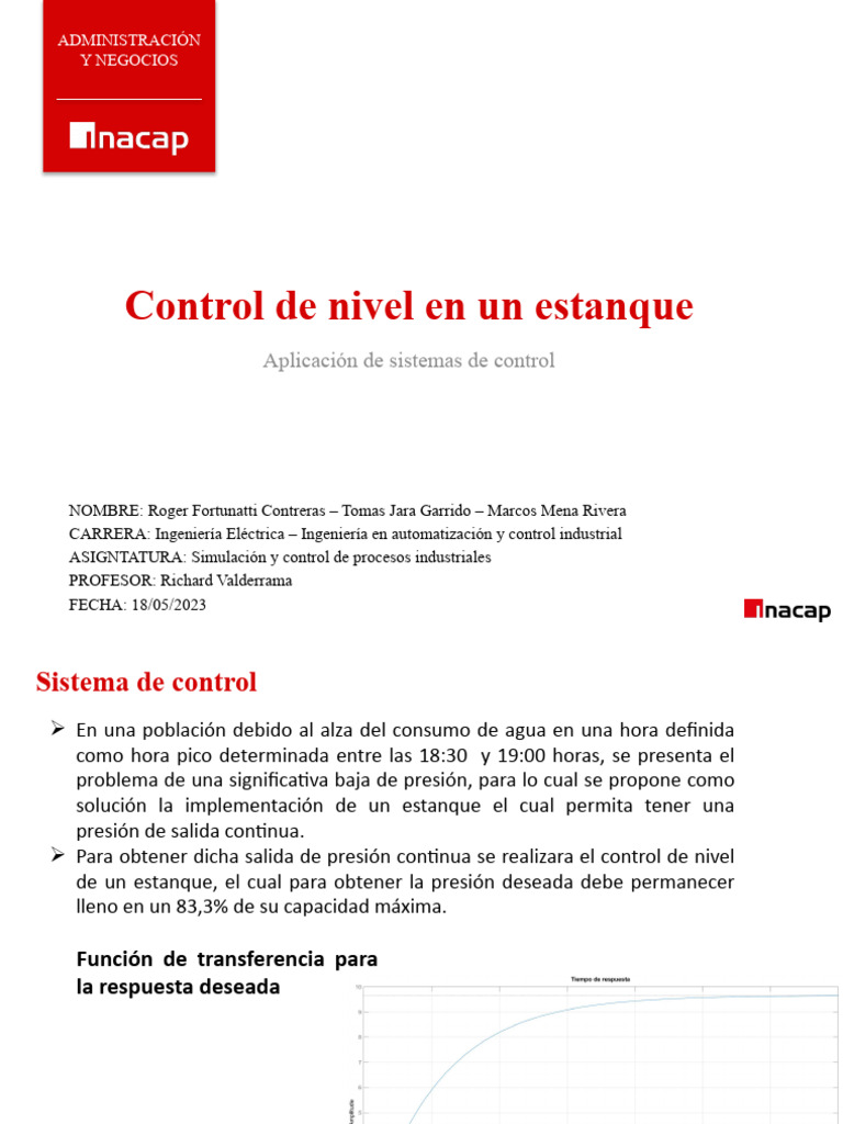 PPT2 Simulacion y Control de Procesos | PDF | Controlador lógico ...