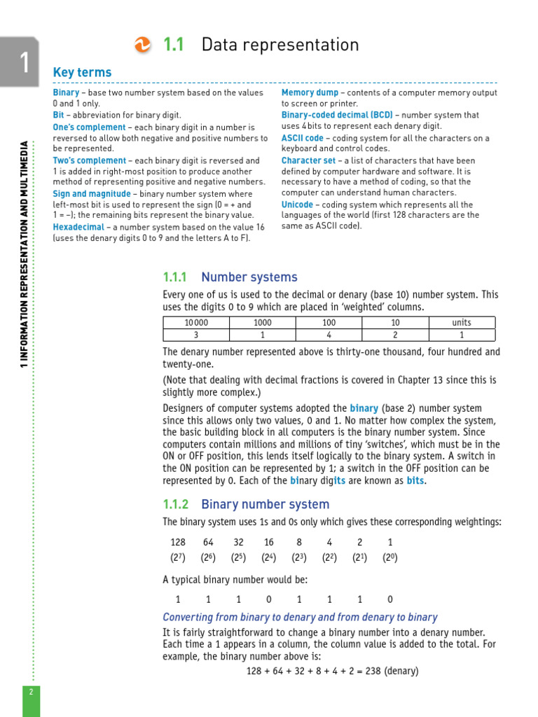 Understanding Binary Number Systems | PDF