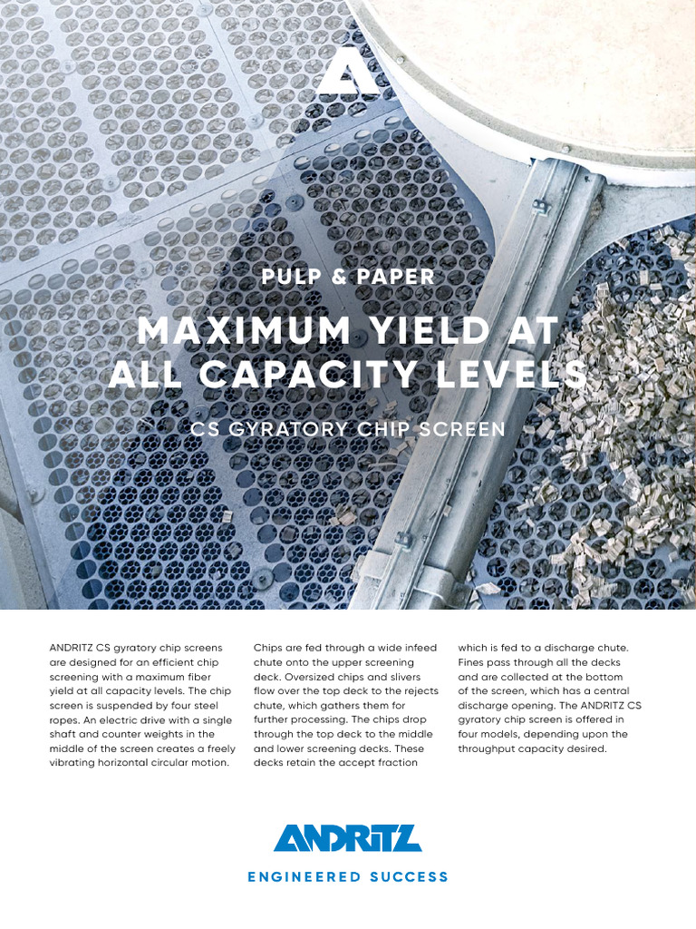Chip Screening Pada Wood Handling Sistem | PDF