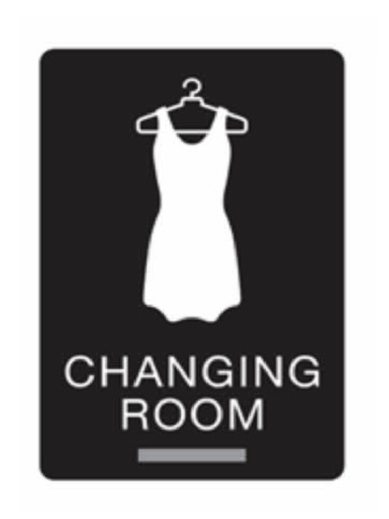 Changing Room Signs | PDF