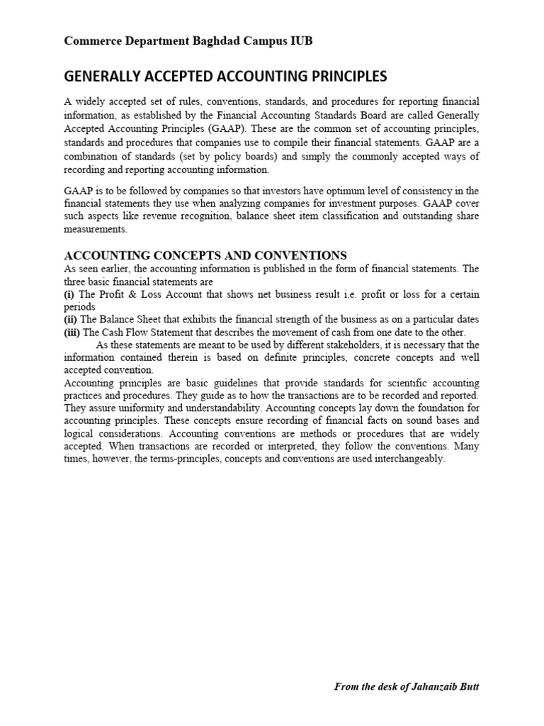 Accounting Principles | PDF | Accounting | Financial Statement