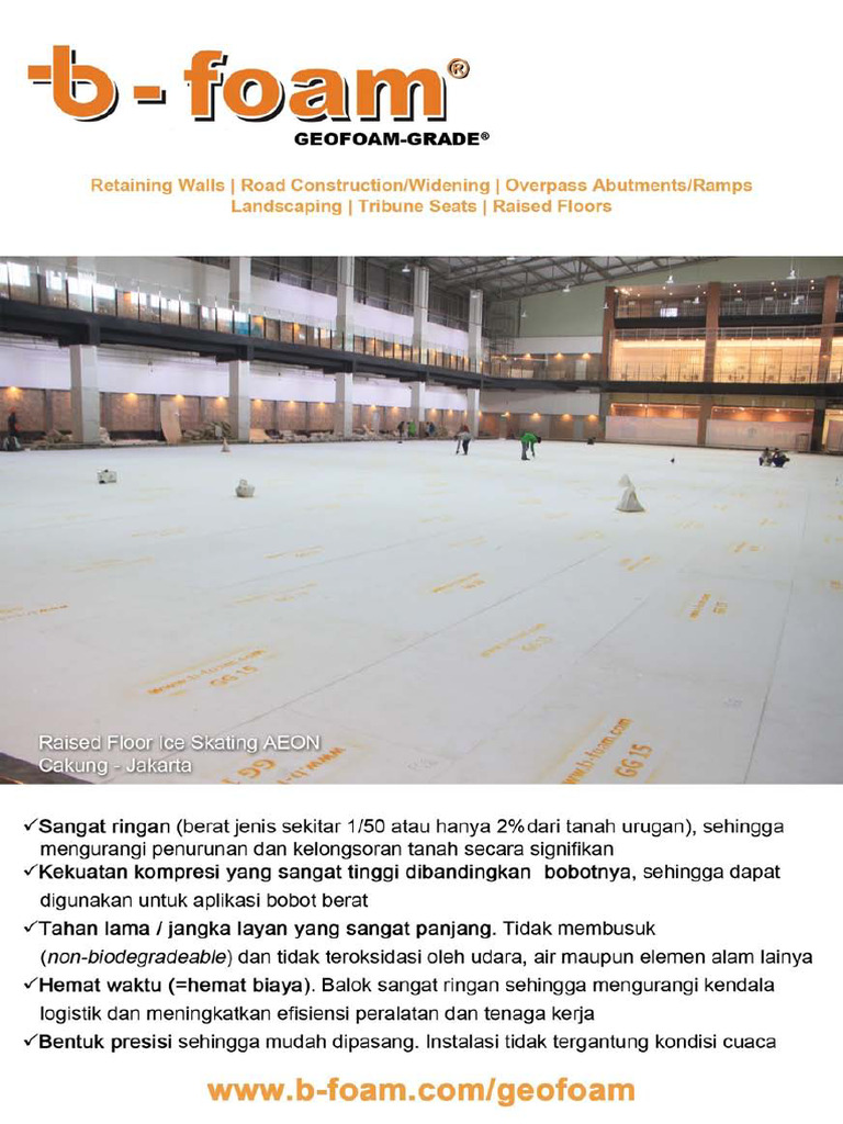 B-Foam Geofoam-Grade-Brochure-ID V1.0 | PDF