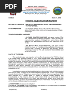 Traffic Accident Investigation Report Form | PDF | Traffic Collision ...