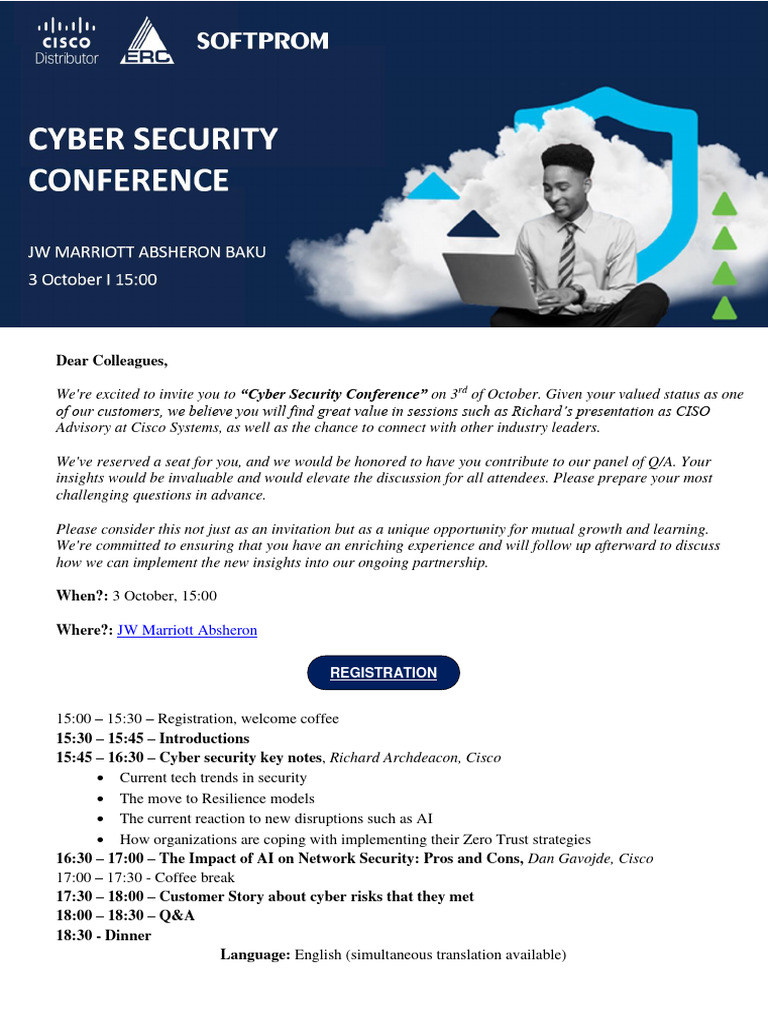Cisco Cyber Security Conference 2023 | PDF | Computer Security | Security