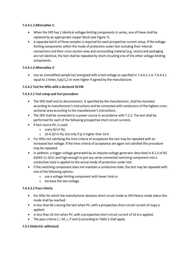 IEC 61643-31 (Part-7) | PDF | Physical Quantities | Electrical Engineering