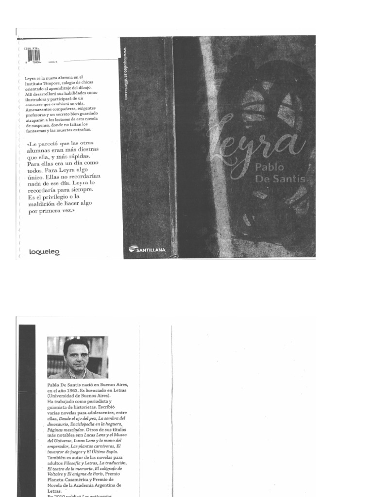 Leyra de Pablo de Santis Completo | PDF