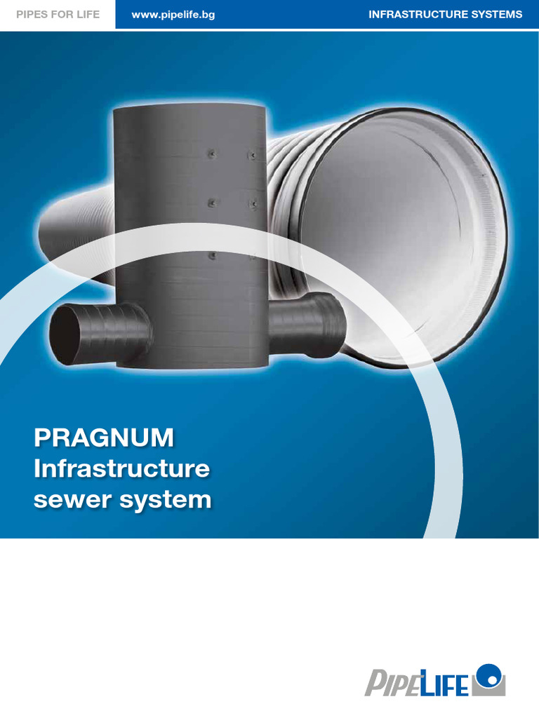 PRAGNUM PE Sewage Pipes Catalogue en | PDF | Pipe (Fluid Conveyance) | Silt
