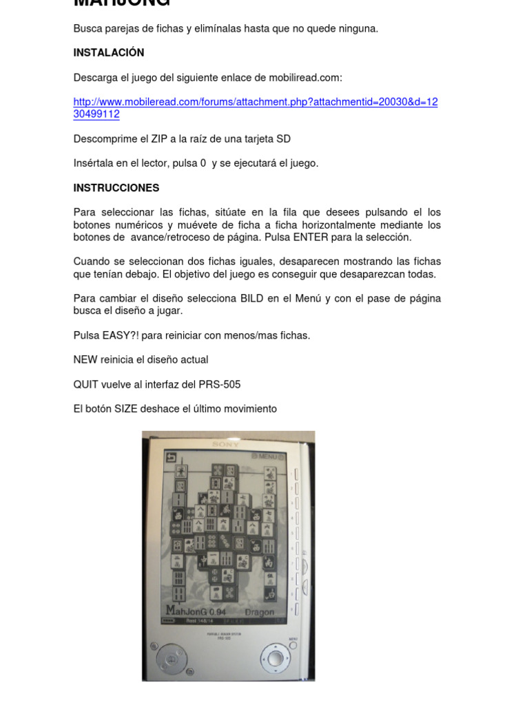 Manual Mahjong | PDF
