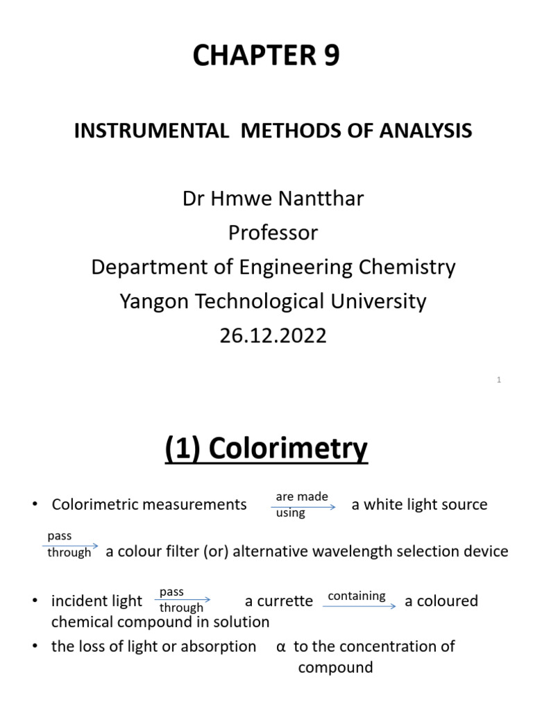 Chap9 PDF | PDF | Infrared Spectroscopy | Gas Chromatography