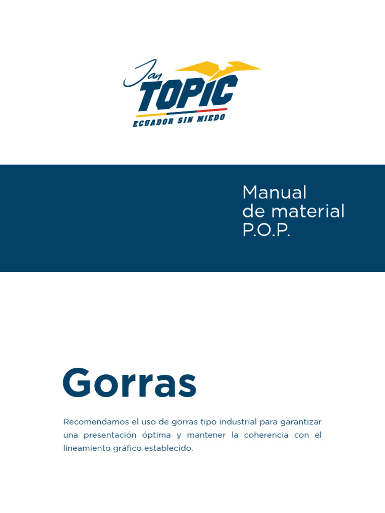 Manual de Uso de Material POP | PDF