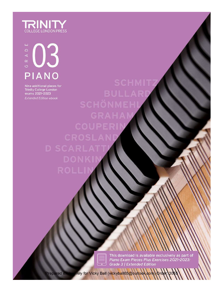 Trinity Grade 3 Piano | PDF