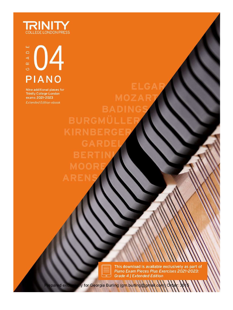 Trinity Grade 4 Piano | PDF