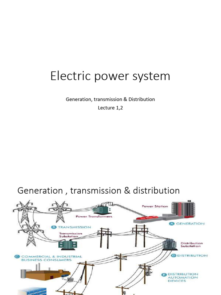Lec 1,2 Electrical Power System | PDF