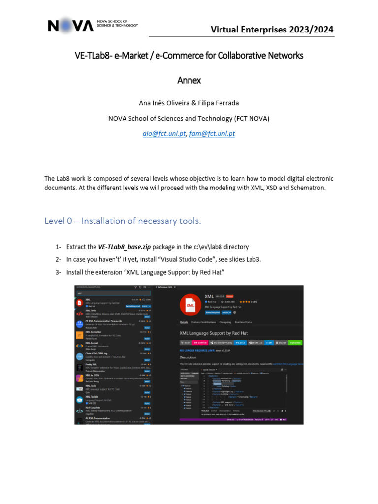 EV-TLab8 Annex | PDF | Xml Schema | Xml