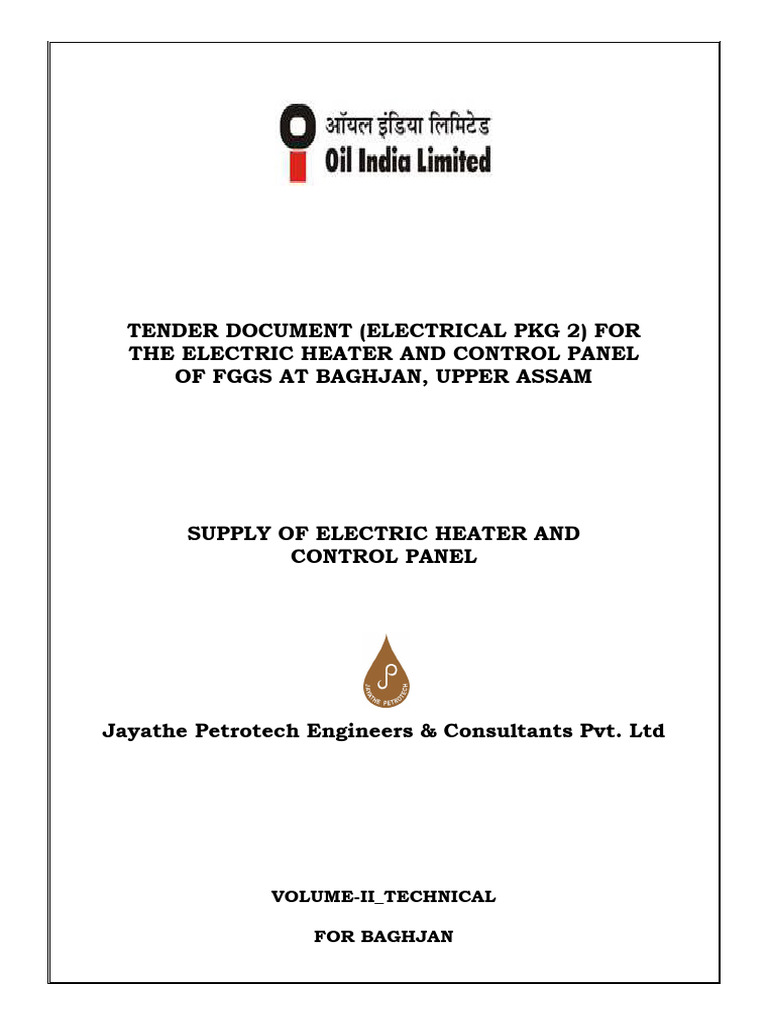 Tender Doc CPI7204P22 | PDF | Electromagnetic Compatibility ...