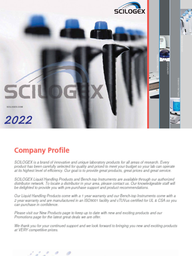 2022 Scilogex Catalog | PDF