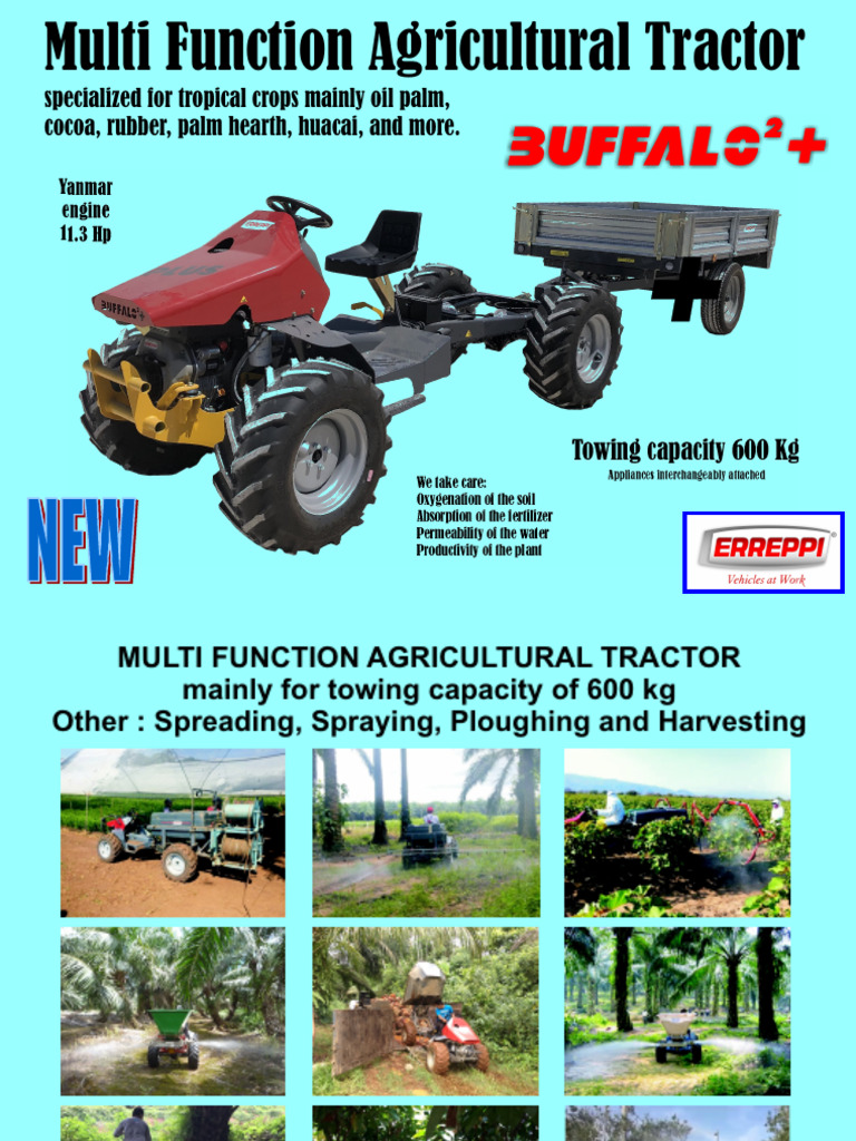 Multi Function Agricultural Tractor | PDF | Tractor | Vehicles