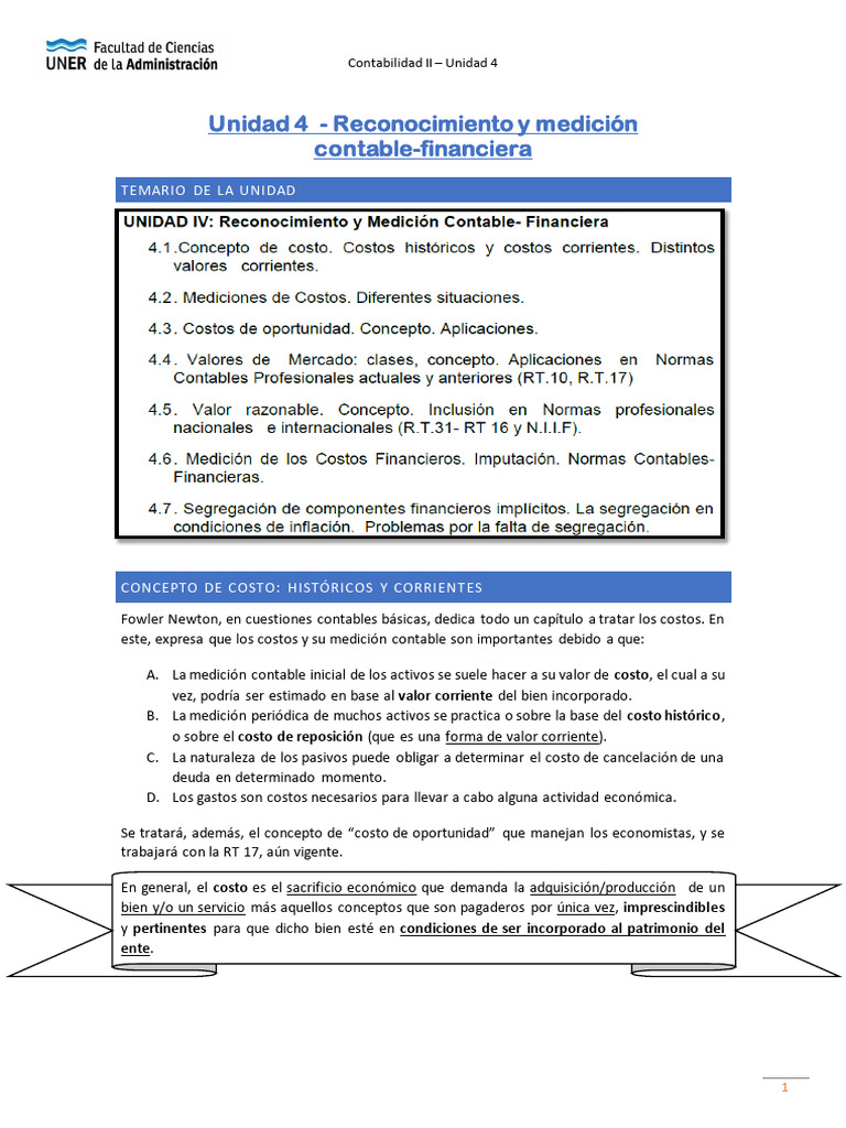 Contabilidad II - Unidad 4 2022 | PDF | Contabilidad | Costo