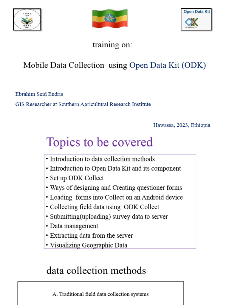 Mobile Data Collection with ODK | PDF | Google Play | Android (Operating System)