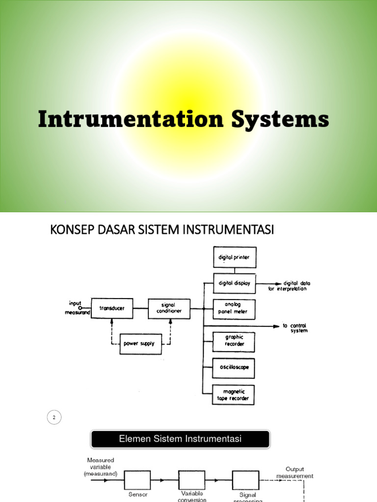 #01 - Dasar Instrumentasi and Kalibrasi | PDF