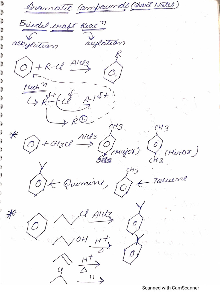 Aromatic Compounds (Ultra Short Notes) | PDF