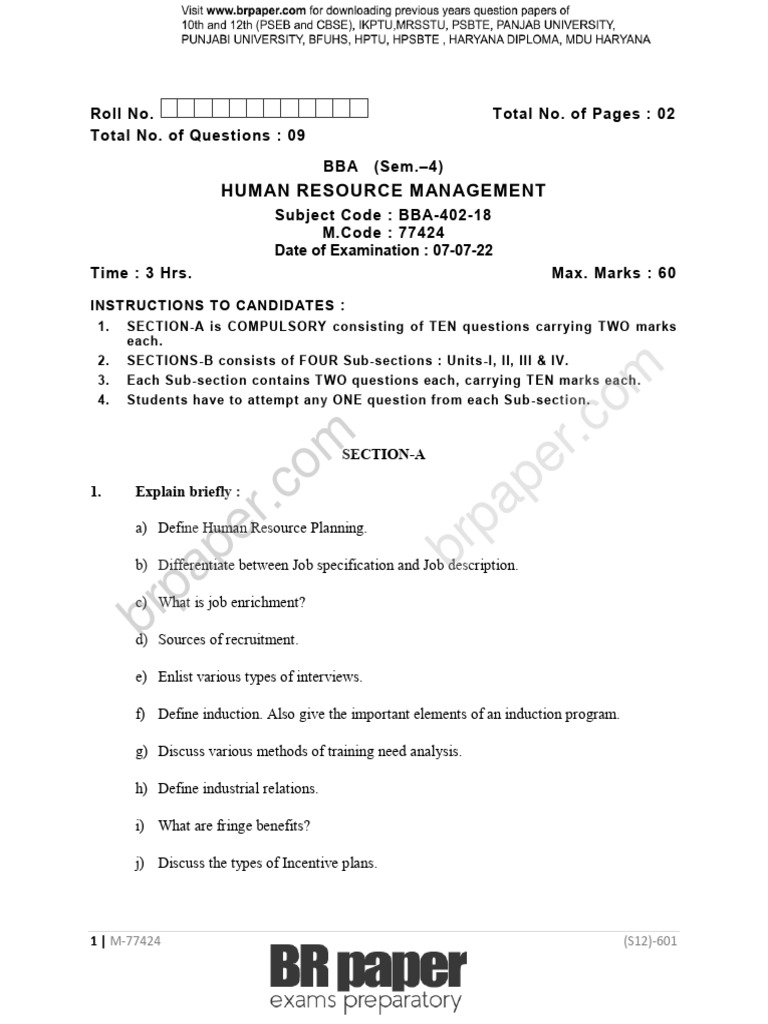 HRM (4th) May2022 | PDF | Human Resource Management | Performance Appraisal
