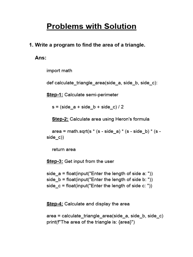 Python Practical Answers | PDF